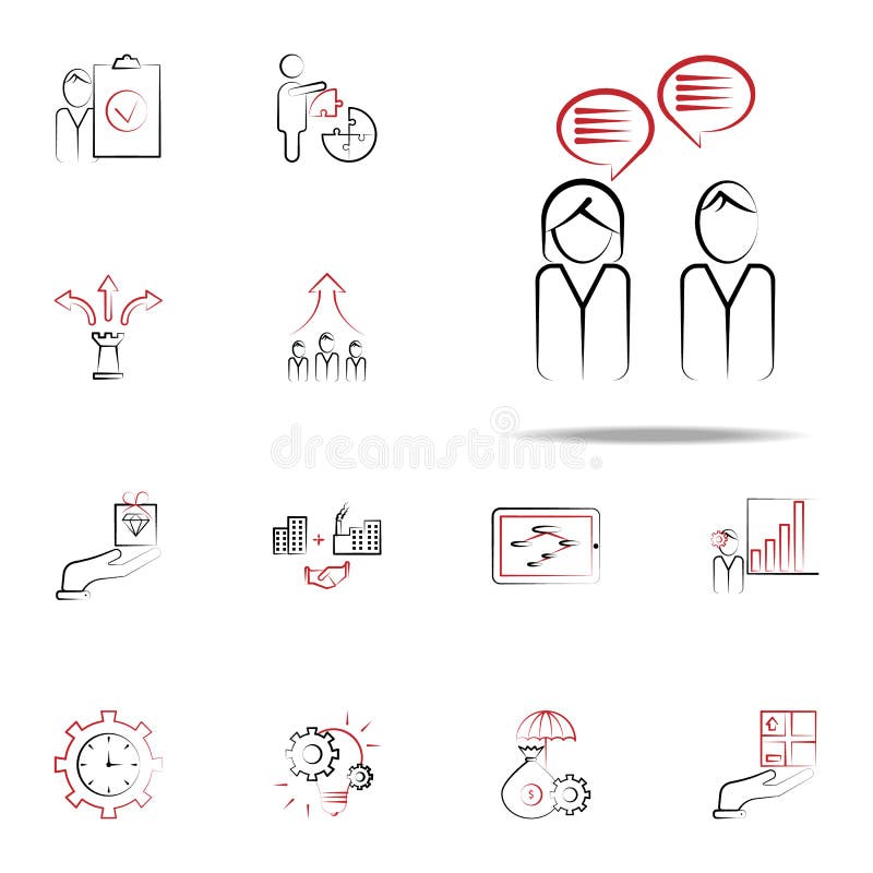 Customer Connection Icon. Business and Management Icons Universal Set ...