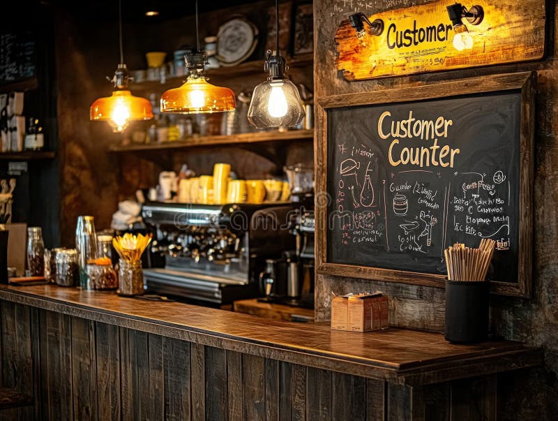 Customer Counter Text Written Blackboard Stock Photos - Free & Royalty ...