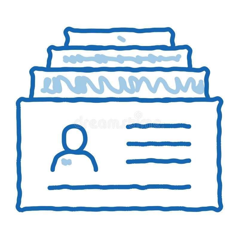 Particle Research Algorithm Doodle Icon Hand Drawn Illustration Stock ...