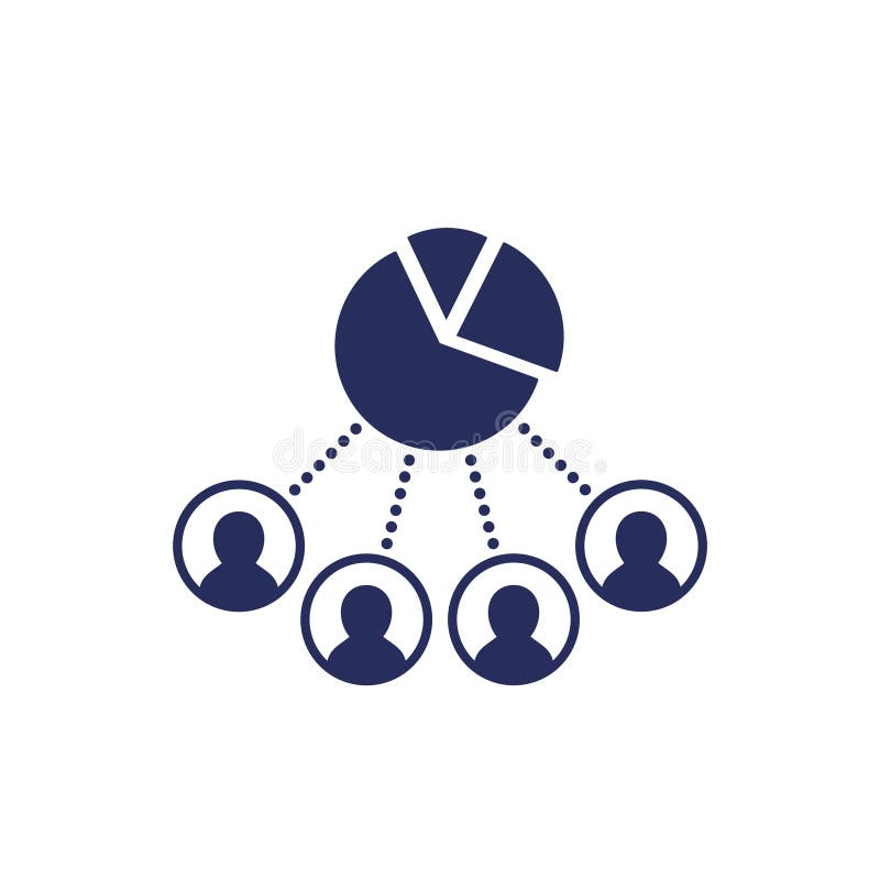 Customer Demographics Icon with People Stock Illustration ...