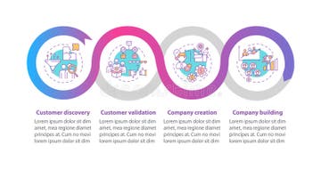 Customer Development Framework Vector Infographic Template Stock Vector ...