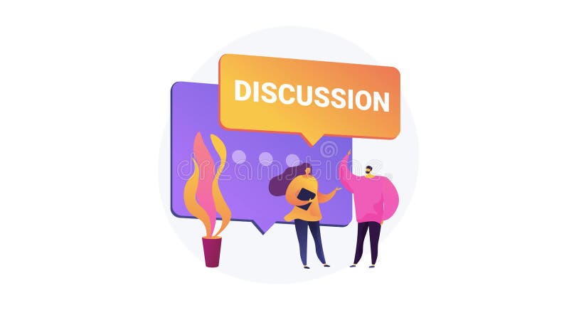 Business Discussion 4K Loop Animation Stock Footage - Video of ...