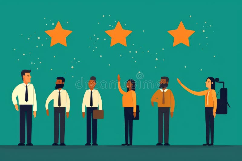 Customer Evaluation Feedback: Men in Suit Giving Feedback (AI Generated ...