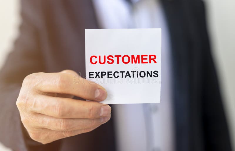 Customer Expectations Conceptual Inscription. Customer Service and Care ...