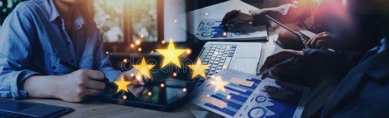 Customer Experience Concept, Best Excellent Services Rating for ...