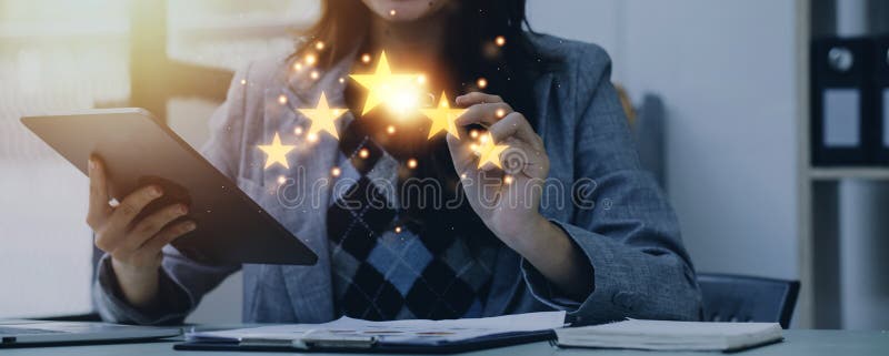 Customer Experience Concept, Best Excellent Services Rating for ...