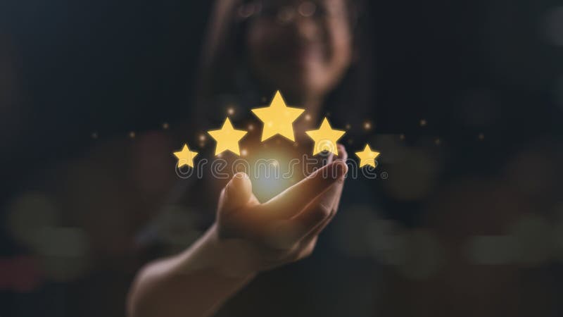 Customer Experience Concept, Best Excellent Services Rating for ...