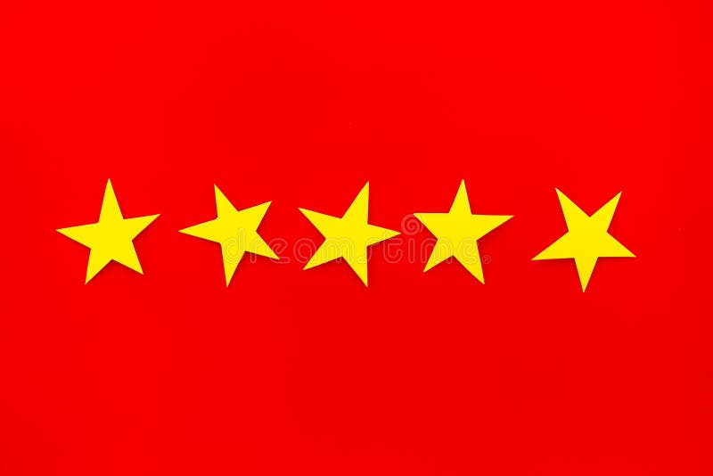 Customer Experience Concept. Estimate Service Quality. Five Stars on ...