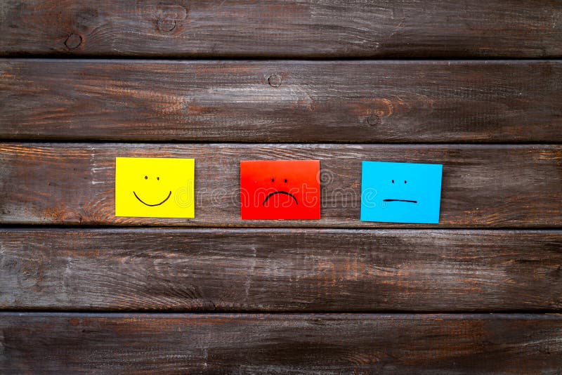 Customer Experience Concept. Smiles or Emoji - Good, Neutral, Bad ...
