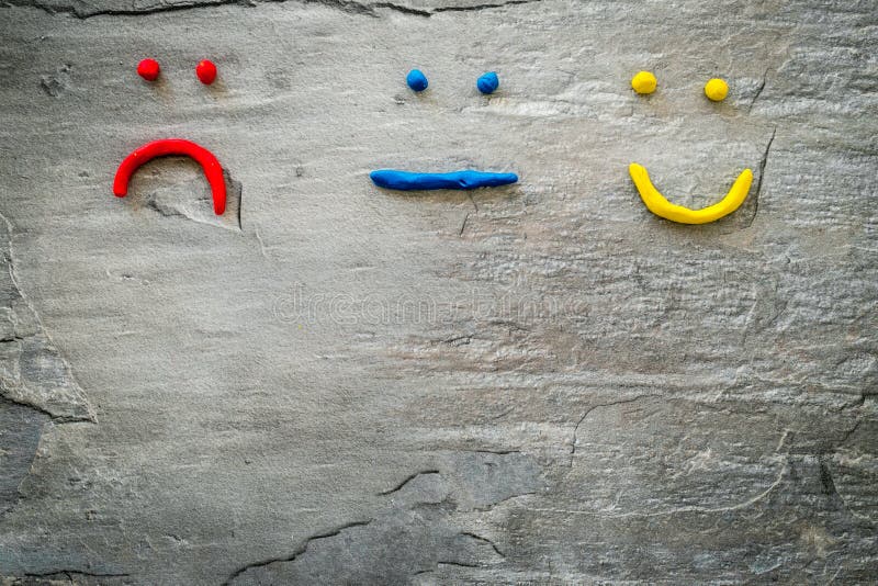 Customer Experience Concept. Smiles or Emoji - Good, Neutral, Bad ...