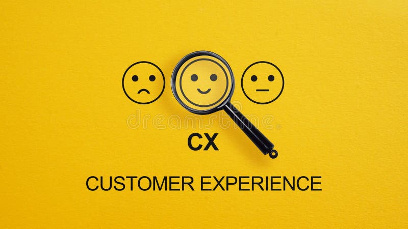 Customer Experience CX is Shown Using the Text Stock Image - Image of ...