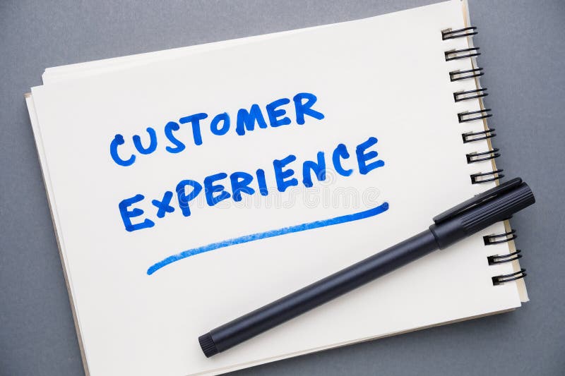 Customer Experience As Note in a Notebook Stock Image - Image of ...