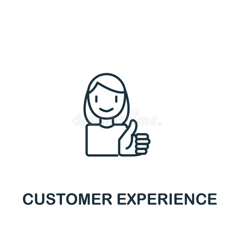 Customer Experience Icon from Customer Service Collection. Simple Line ...