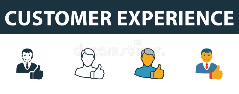 Customer Experience Management Icon Symbol. Creative Sign from Crm ...