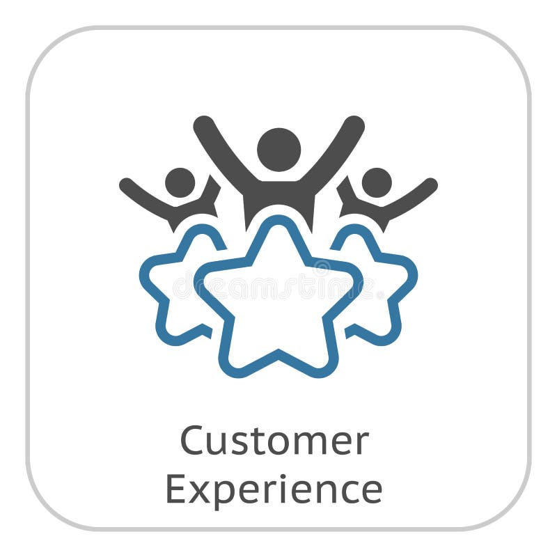 Customer Experience Line Icon. Stock Vector - Illustration of inquiry ...
