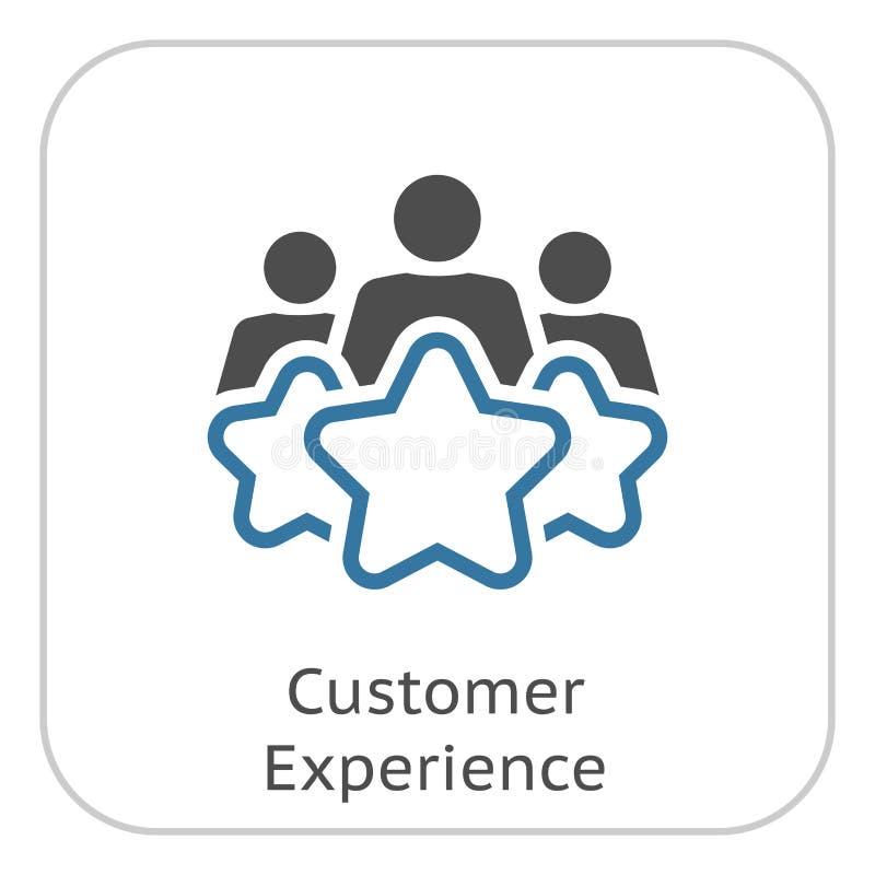 Customer Experience Line Icon. Stock Vector - Illustration of online ...