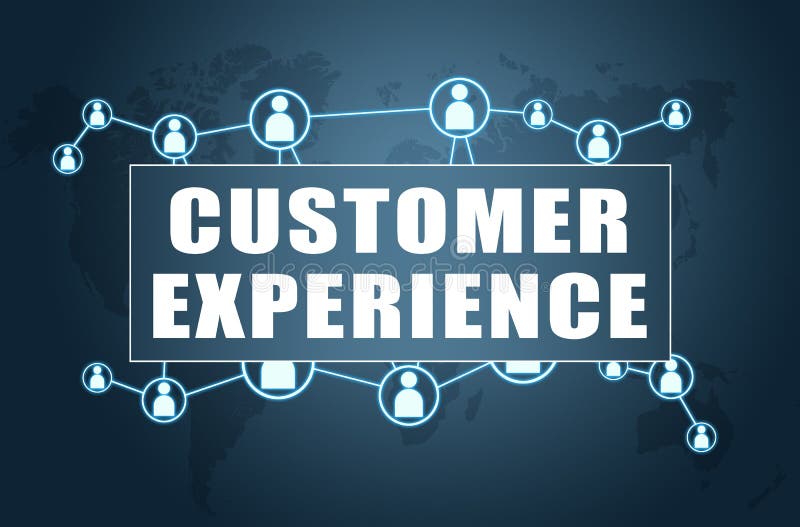 Customer Experience stock illustration. Illustration of care - 135809025