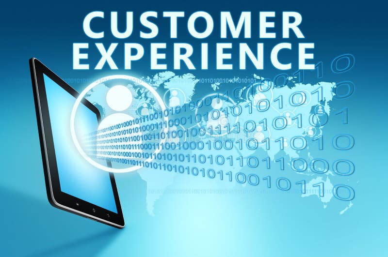 Customer Experience stock illustration. Illustration of executive ...