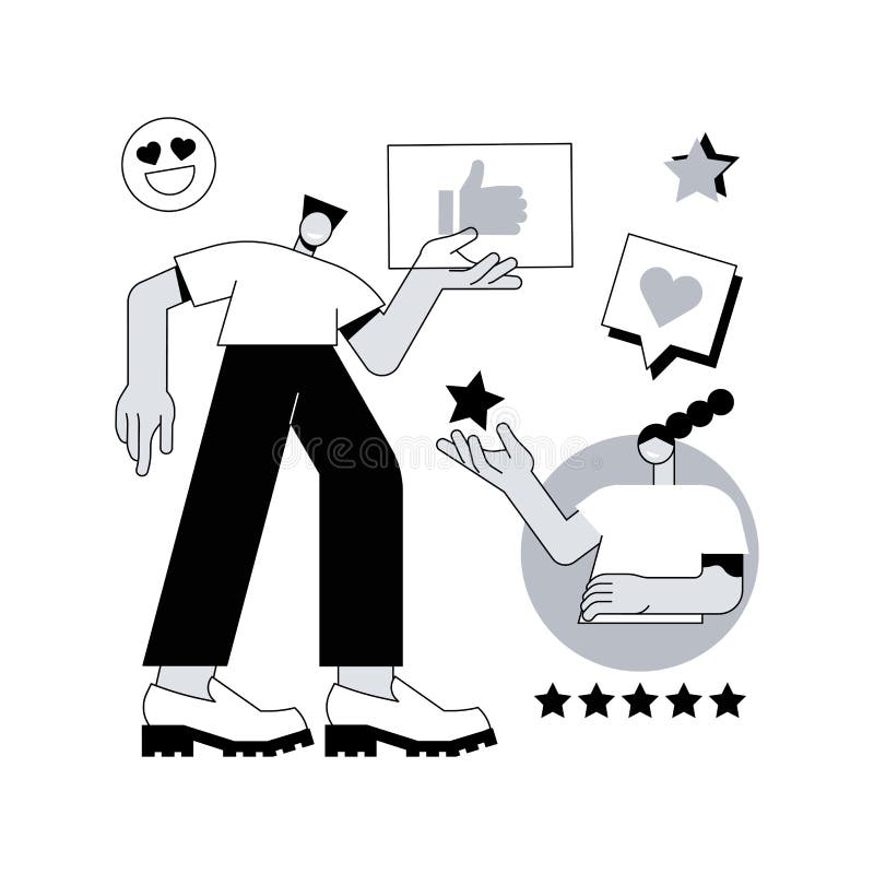 Monochromatic Feedback Faces Symbol Stock Vector - Illustration of ...