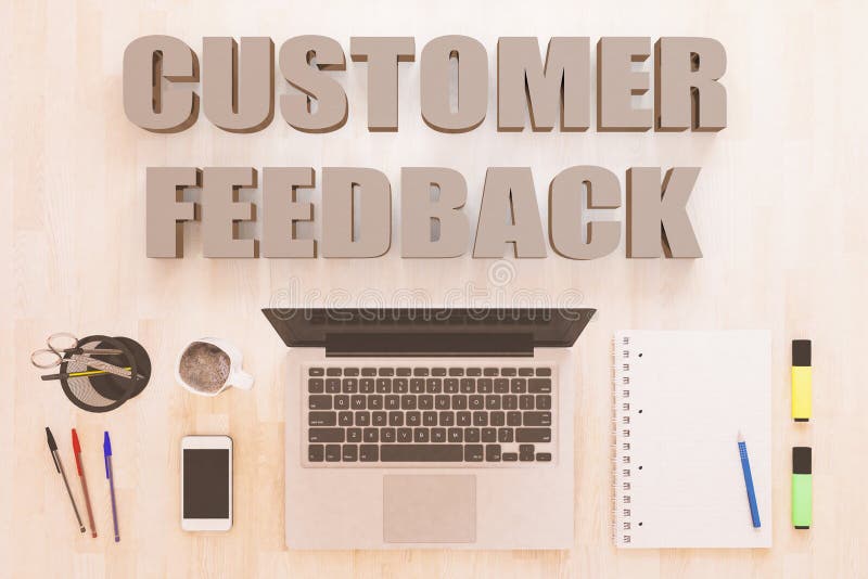 Customer Feedback stock illustration. Illustration of rendering - 115873266