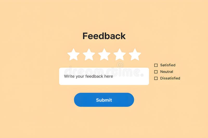 Customer Feedback , Eps10 Format. Stock Illustration - Illustration of ...