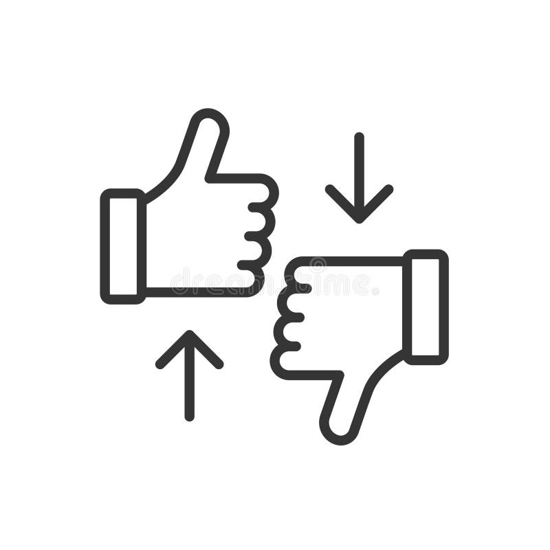 Customer Feedback, Icon in Line Design. Customer Feedback, Review ...
