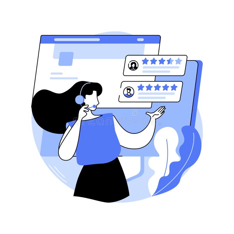 Customer Feedback Isolated Cartoon Vector Illustrations. Stock Vector ...