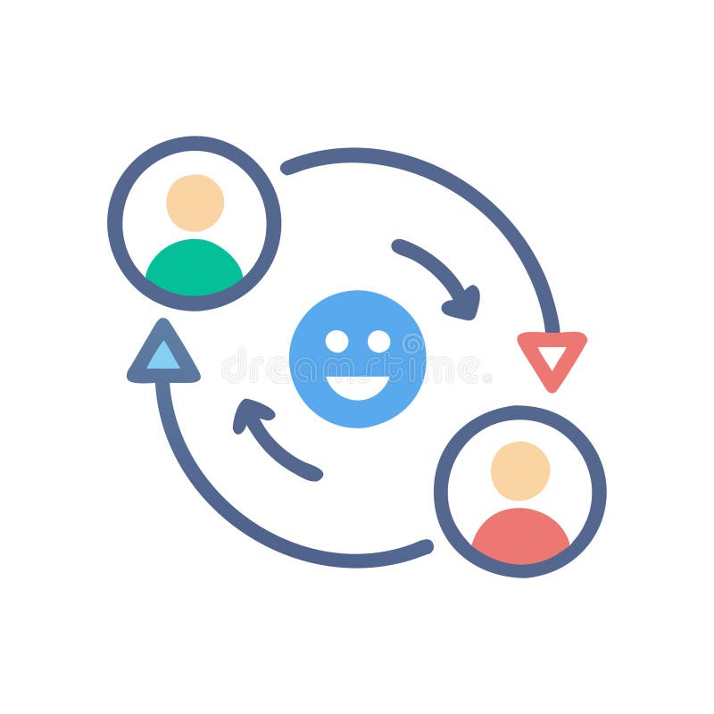 Customer Feedback Loop Icon Stock Vector - Illustration of efficiency ...