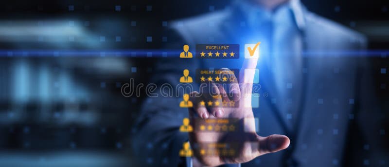 Customer Feedback and Rating System Illustrated on Virtual Interface ...