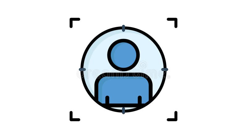 Customer Focus Animated Icon. Animated Icon Related To Business Stock ...