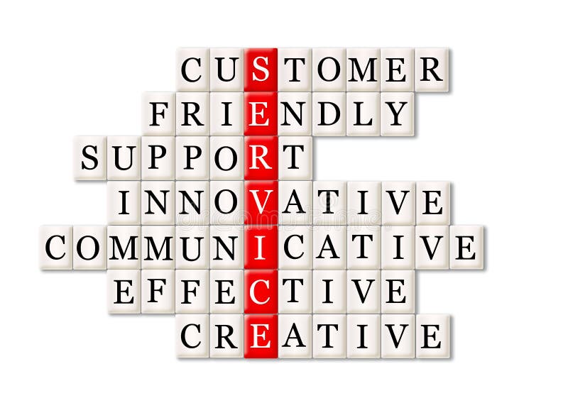 Customer friendly stock illustration. Illustration of cube - 27697619