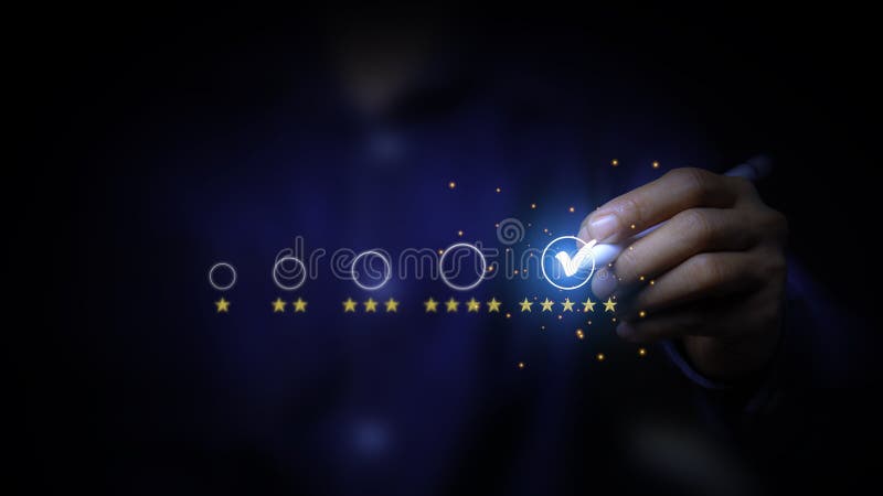 Customer Give Rating To Service on Application. Questionnaire for ...