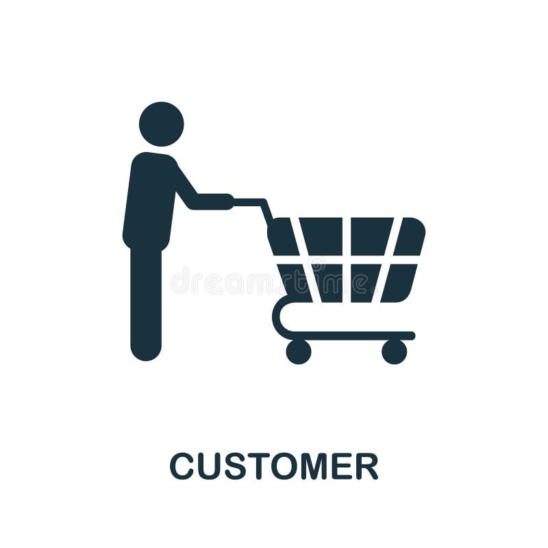 Customer Icon. Simple Element from Business Management Collection ...
