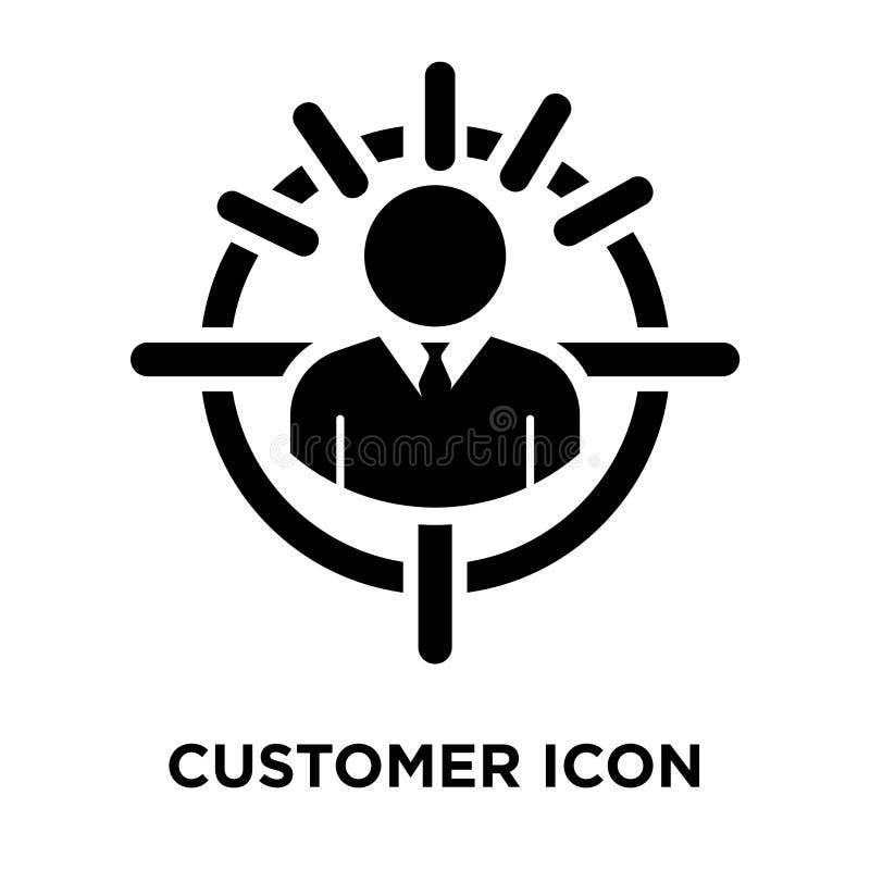 Black White Icons Hand Customer Stock Illustrations – 1,091 Black White ...