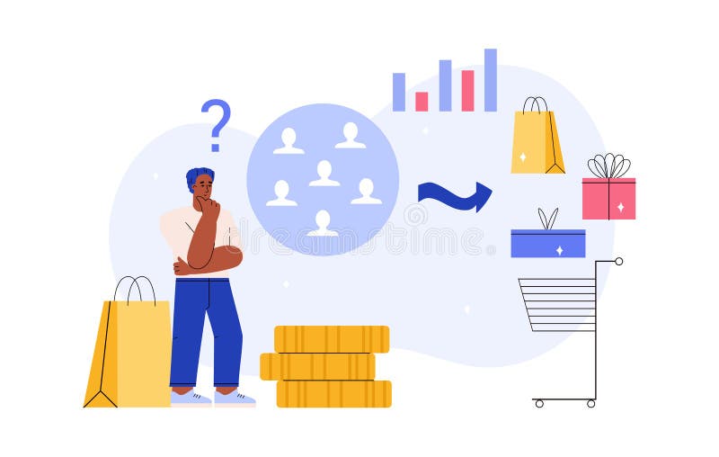 Customer Insight Information for Analyze Consumer Behavior, Vector ...