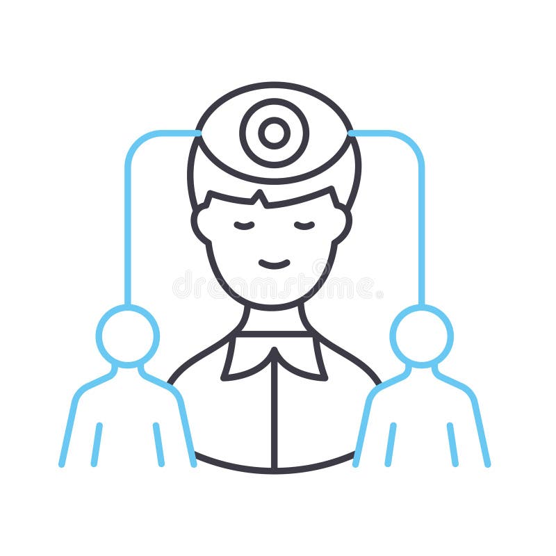 Customer Insight Line Icon, Outline Symbol, Vector Illustration ... Customer Insight Line Icon, Outline Symbol, Vector Illustration ...