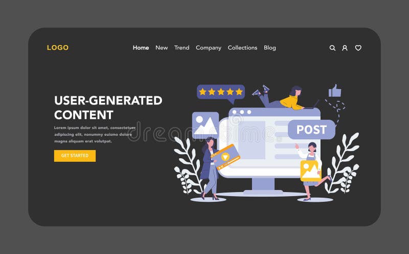 Customer Interaction in Marketing Concept Stock Vector - Illustration ...