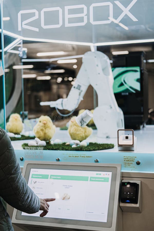 Warsaw, Poland - March 19, 2024. Automated Robotic Cafe Service in ...