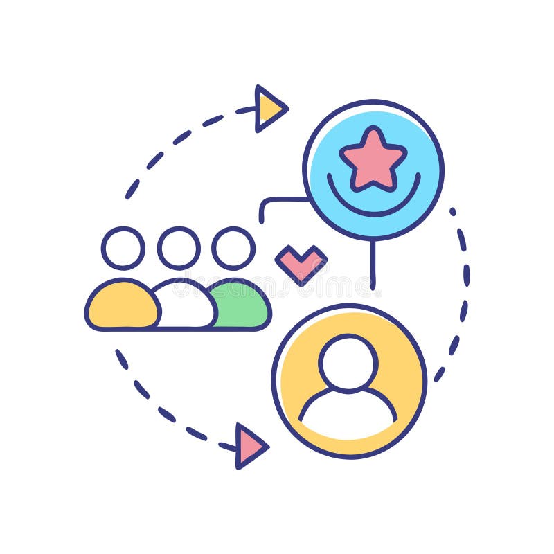 Customer Journey Evaluation Icon Stock Vector - Illustration of icon ...
