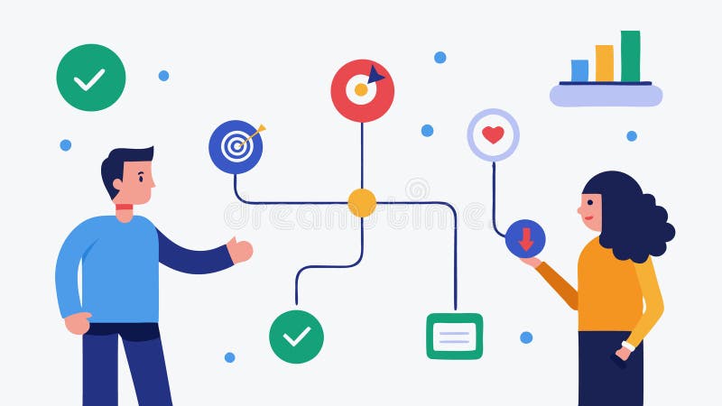 Customer Journey Mapping a Consultant Guiding a Client through a ...