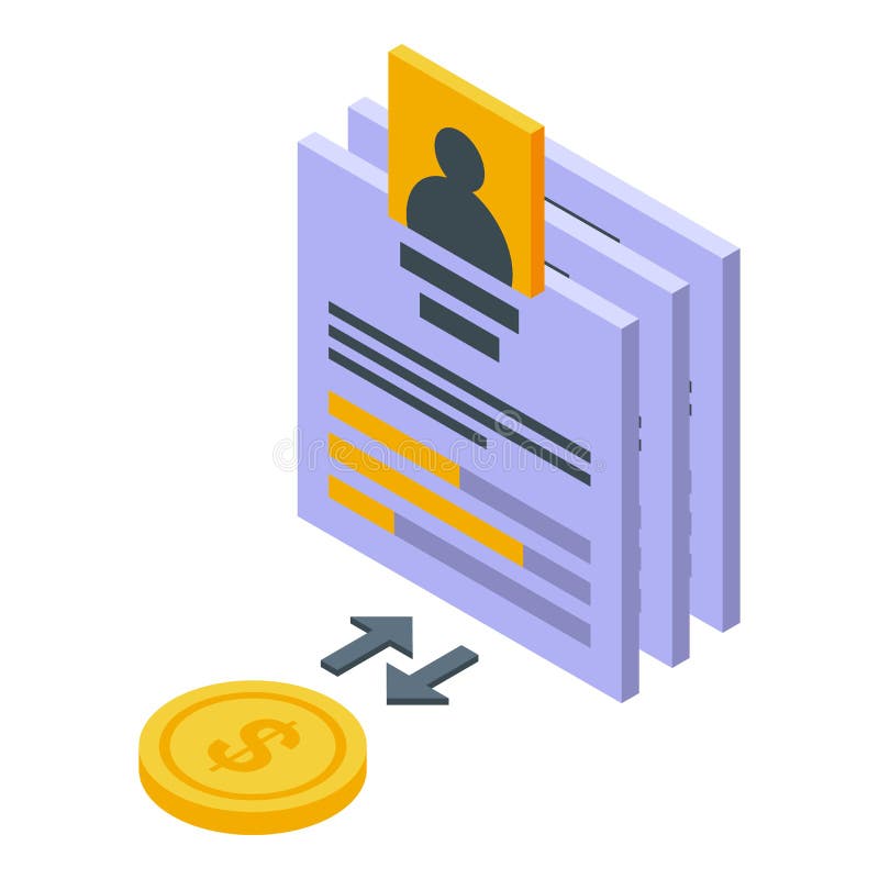 Customer Know Icon Isometric Vector. Client Verification Stock Vector ...