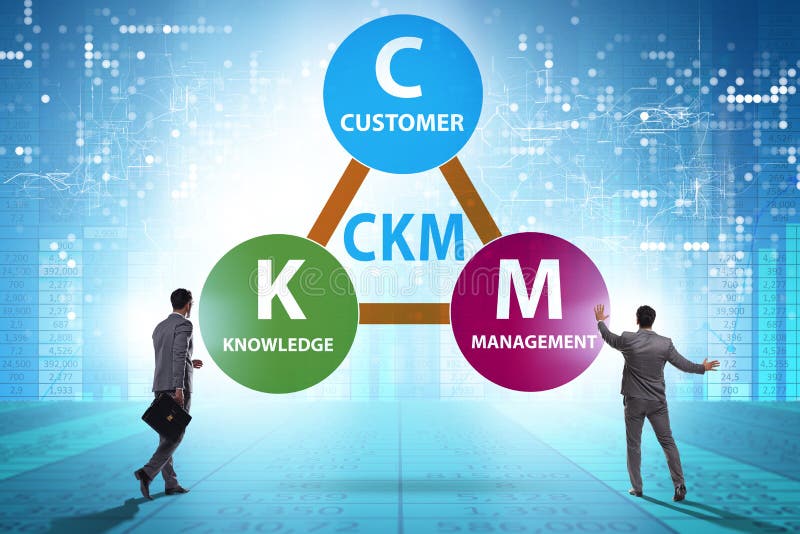 Customer Knowledge Management Business Concept Stock Illustration ...