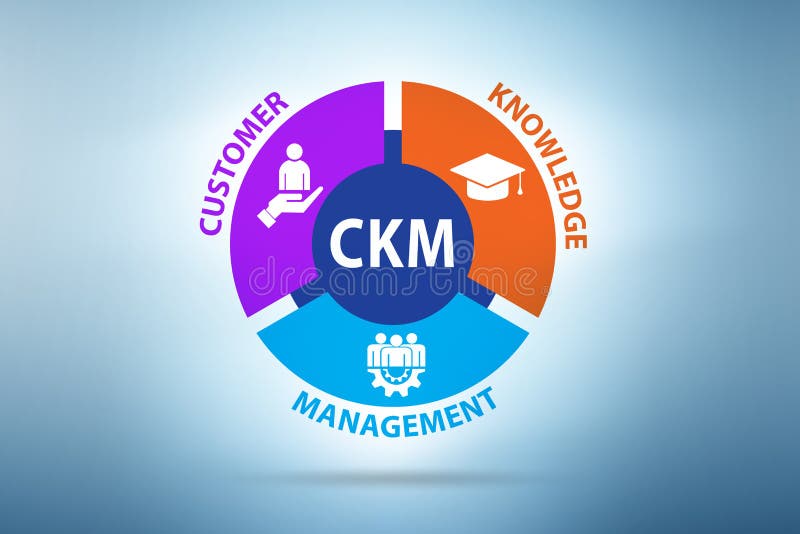 Customer Knowledge Management Business Concept Stock Illustration ...