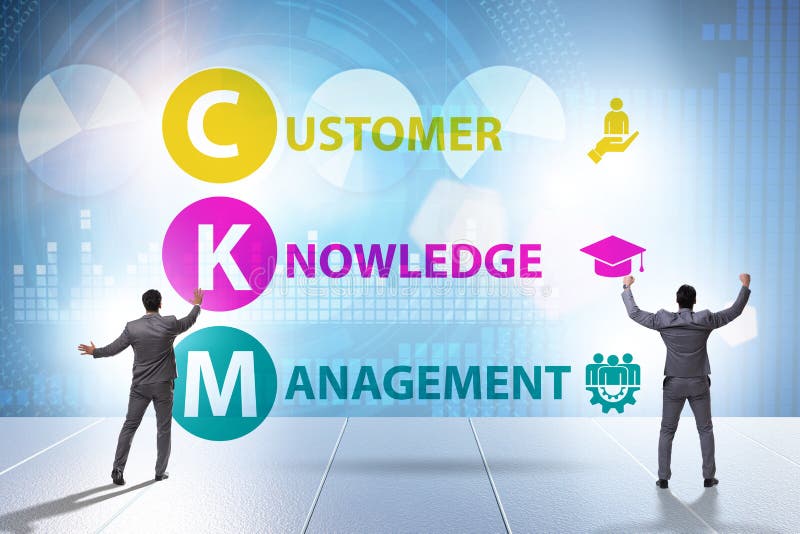 Customer Knowledge Management Business Concept Stock Illustration ...
