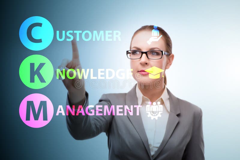 Customer Knowledge Management Marketing Concept Stock Illustration ...