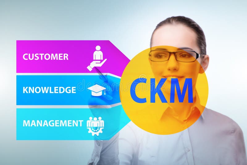 Customer Knowledge Management Marketing Concept Stock Illustration ...