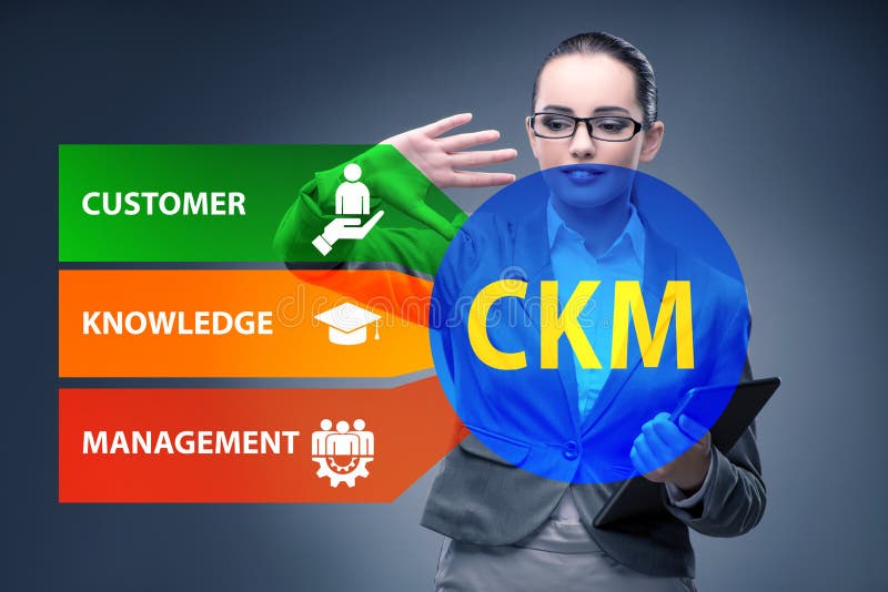 Customer Knowledge Management Marketing Concept Stock Image - Image of ...