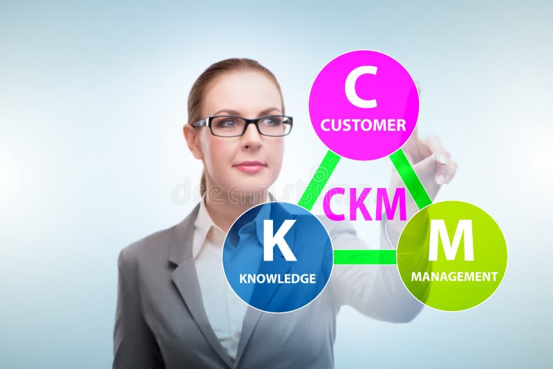 Customer Knowledge Management Marketing Concept Stock Illustration ...