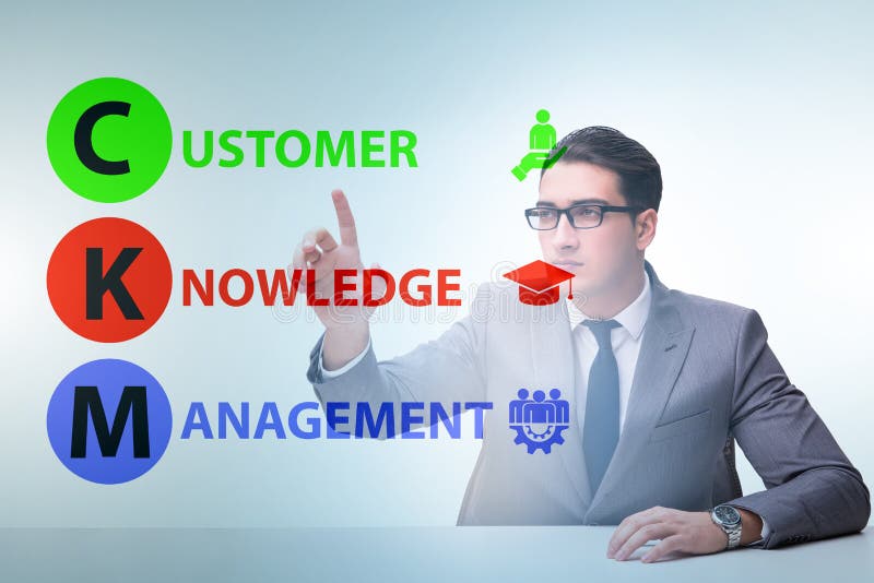 Customer Knowledge Management Marketing Concept Stock Image - Image of ...