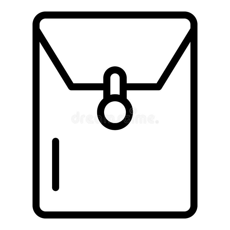 Customer Letter Icon, Outline Style Stock Vector - Illustration of ...